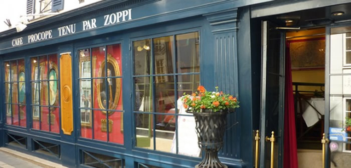 プロコープの歴史を作った プロコピオ Le Procope - paris-bistro japon